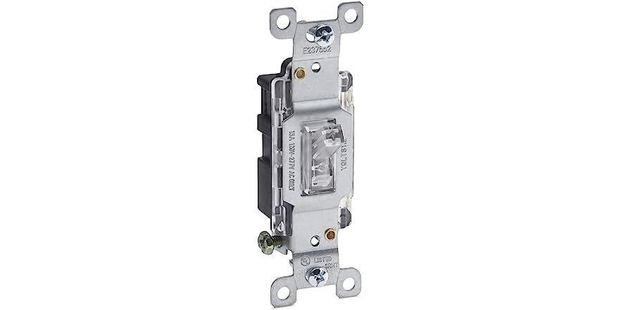 AmazonCommercial Illuminated Toggle Light Switch