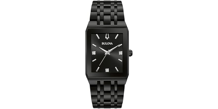 Bulova Men's Modern Diamond Quadra Quart