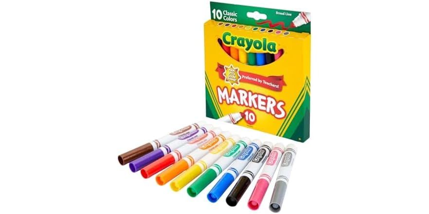 Crayola Broad Line Markers 10 Ct