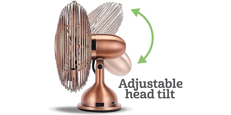 HOLMES 4" Mini Heritage Desk Fan