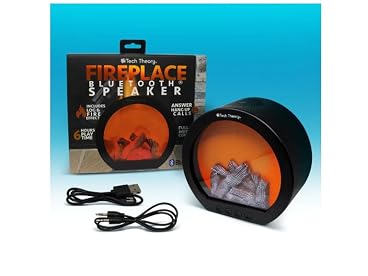 Tech Theory Fireplace Bluetooth Wireless Speaker