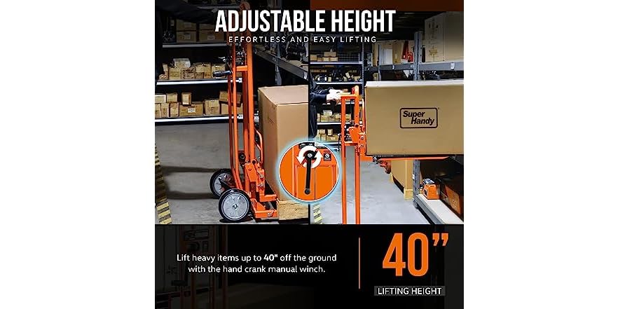 SuperHandy Material Lift Winch Stacker