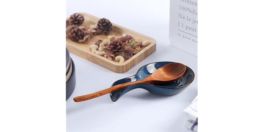 Ceramic Kitchen Spoon Rest 2 Pack