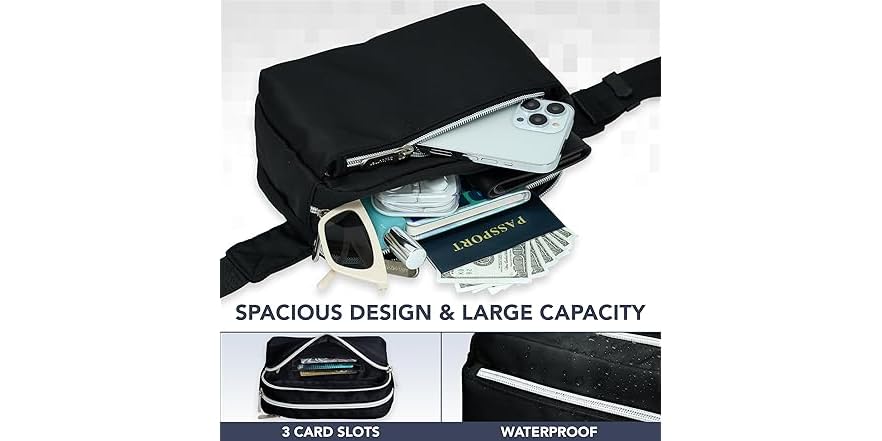 2 Pocket Bum Bag | Your Choice