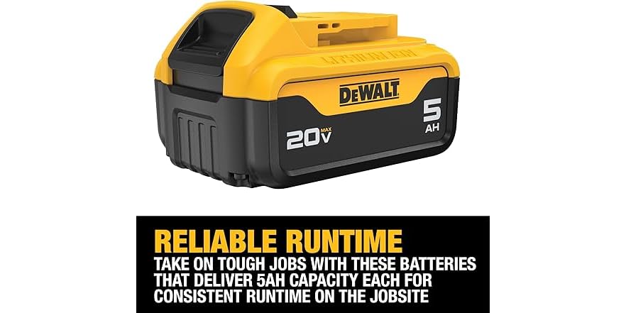 Dewalt DCB205 DEWALT 20V MAX 5 Ah (DCB205)