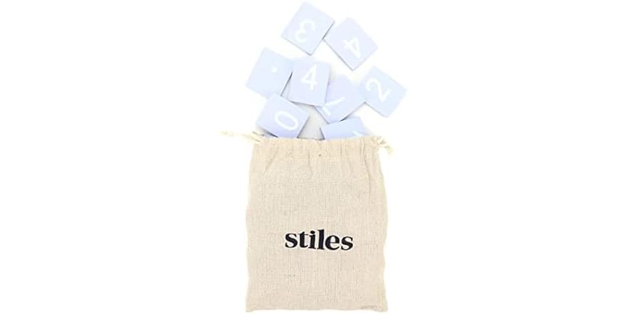 Stiles 30 Premium Numbers and Symbols