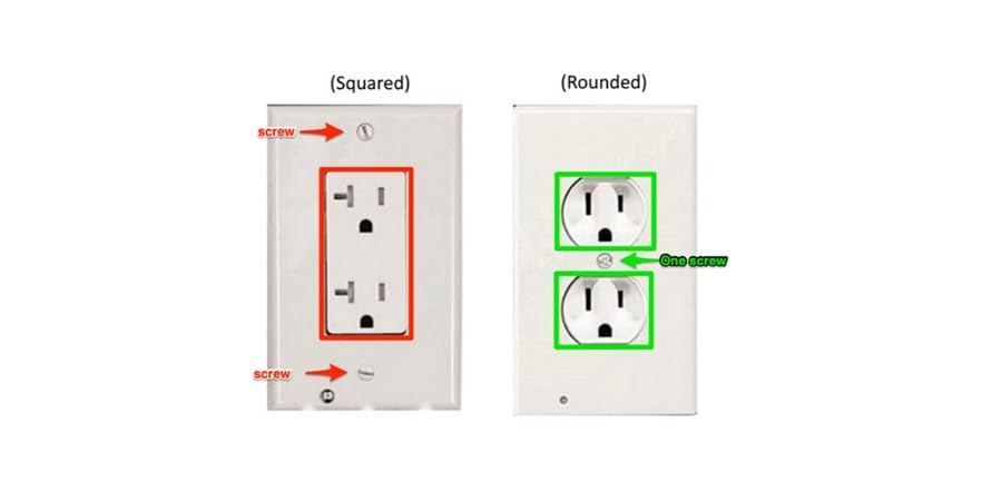 5-Pack Outlet Cover w/ Built-In LED Night Light