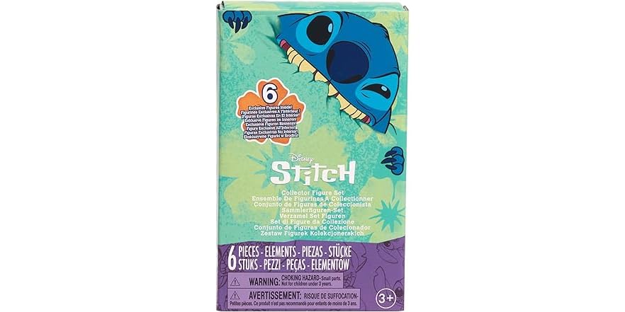 Disney Stitch Feed Me Collectible Set