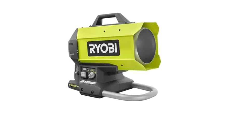 Ryobi PCL801 18V ONE+ Hybrid Forced Air Propane Heater