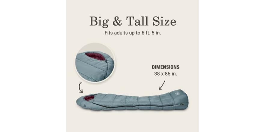 Coleman SLEEPING BAG MUMMY GRAY