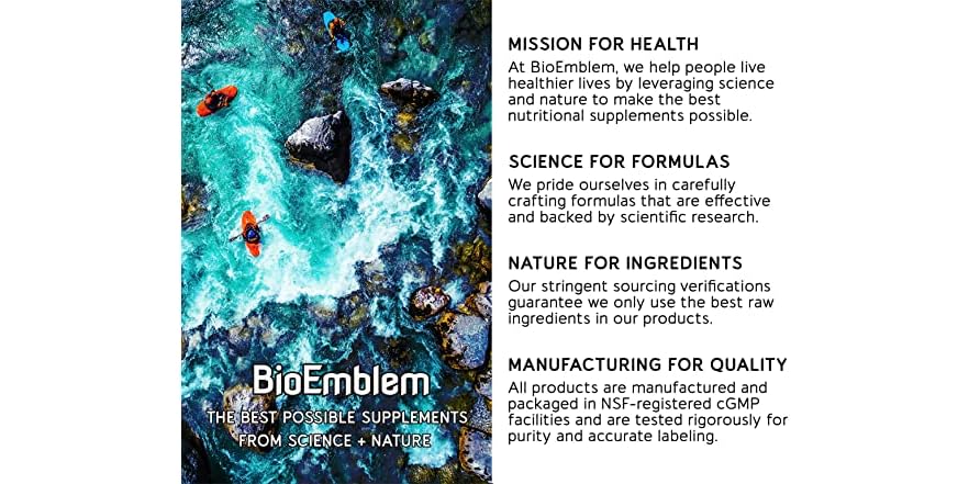 BioEmblem Natural Sleep Aid, 60 Count