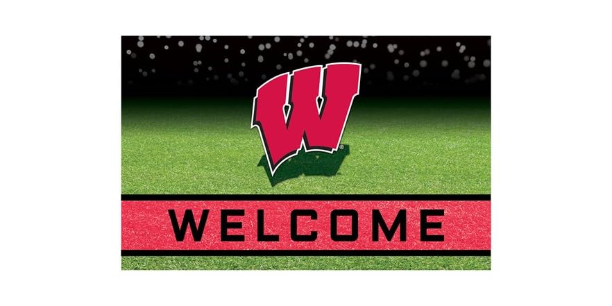 NCAA 18"x30" Welcome Rubber Door Mats