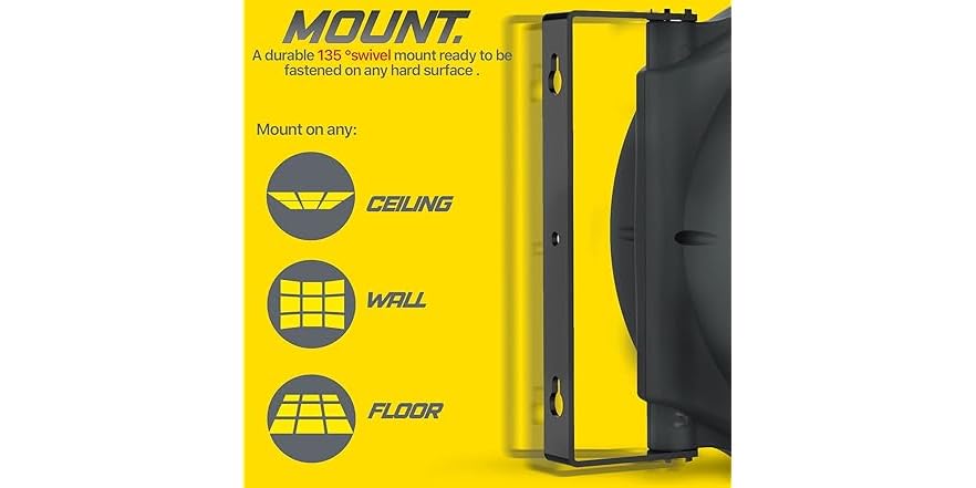 ReelWorks Extension Cord Reel Retractable 50'