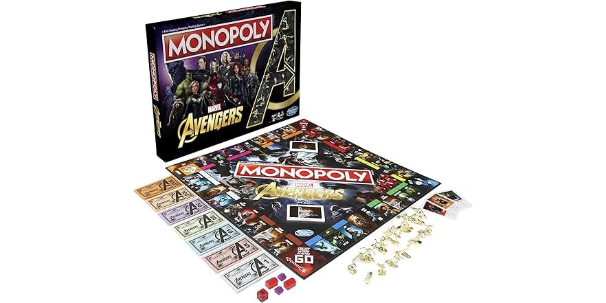 Monopoly Hasbro Gaming: Marvel Avengers