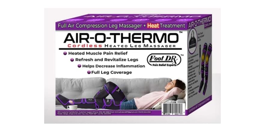 Air-O-Thermo Cordless Heated Leg Massage