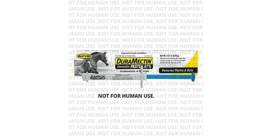 Horse Durvet Duramectin Ivermectin Past