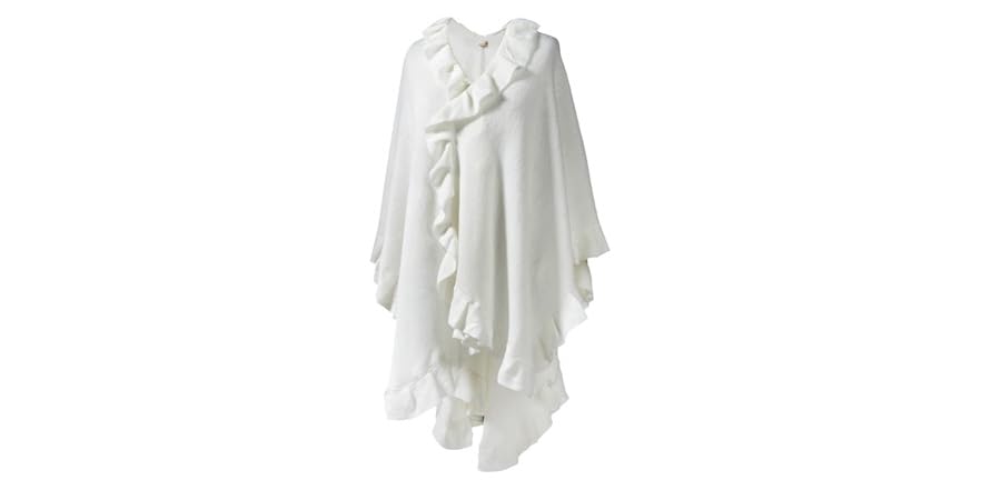 Ivory Ruffle Ruana