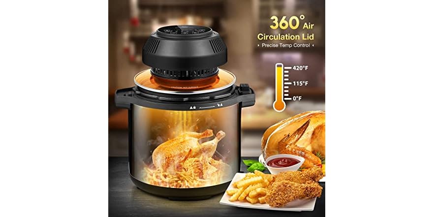 CARL SCHMIDT SOHN Air Fryer Cooker Lid