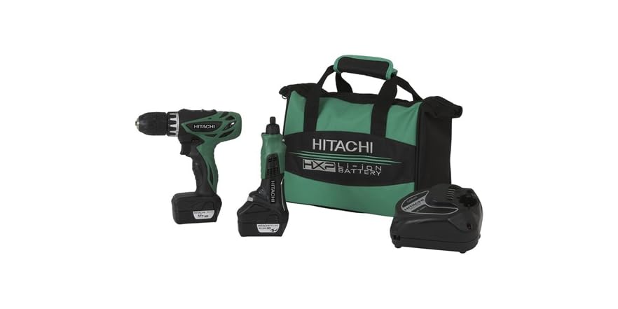 Hitachi 12-Volt Peak Mico Driver Drill & Mini Grinder