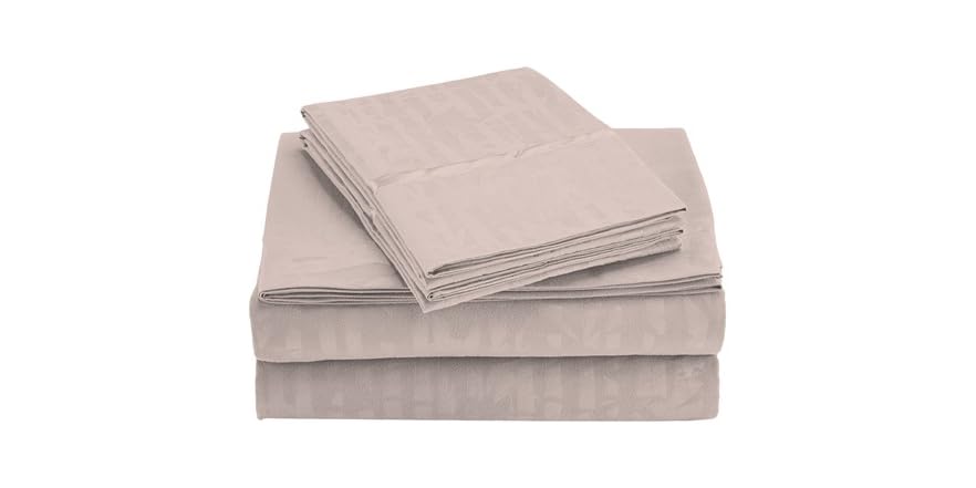 Luxury Home Embossed Microfiber Sheet Set