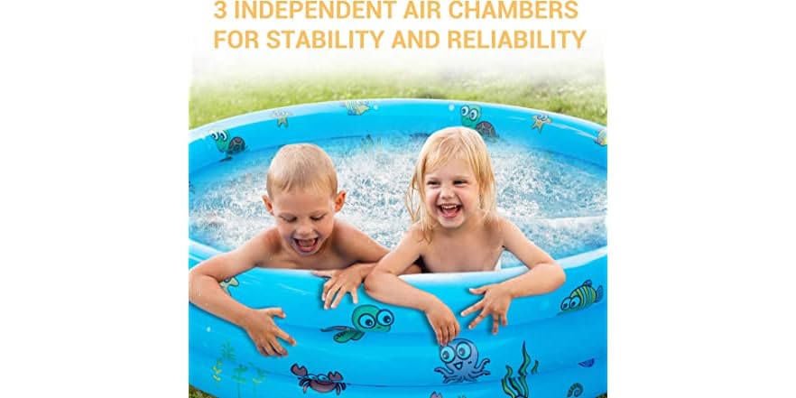 AsterOutdoor Round Blow Up Pool: Your Choice