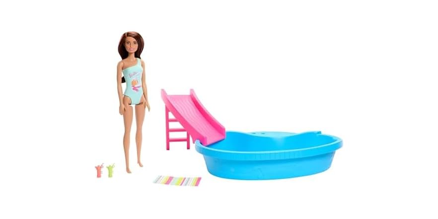 Barbie Doll & Pool Playset