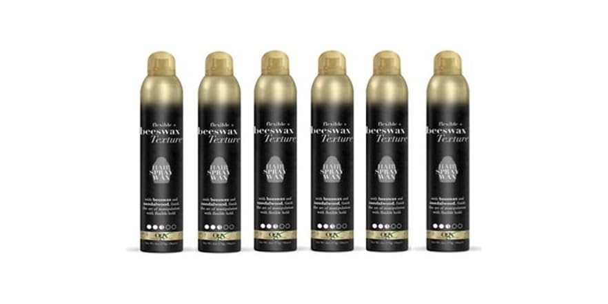 OGX Flexible+Texture Hair Spray - 6 pack