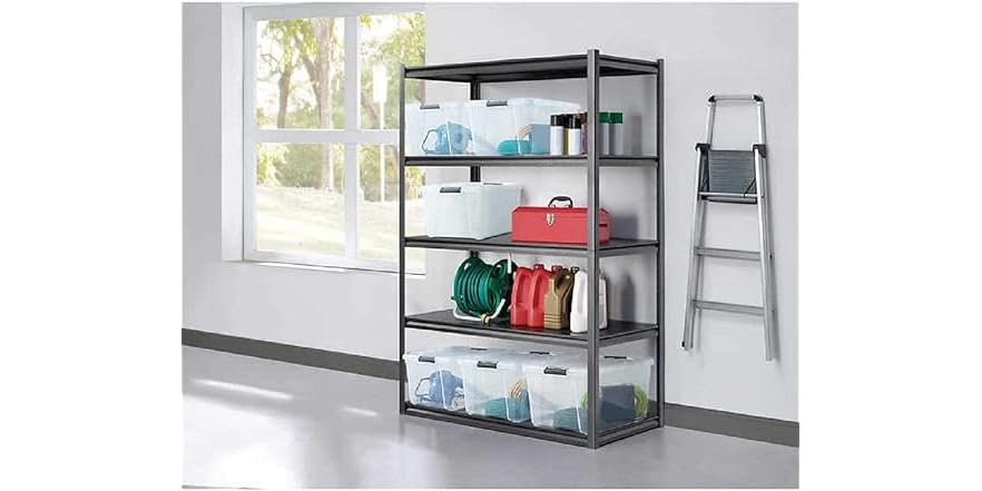 Whalen 5-Shelf Heavy Duty Steel Shelving