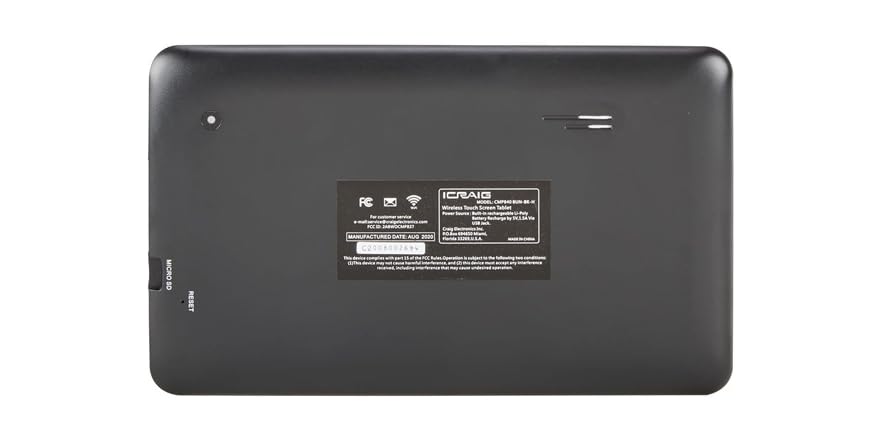 Craig 10.1" Tablet with Keyboard Case (S&D)