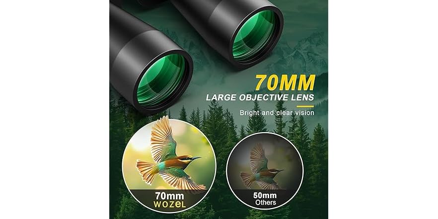 Wozel 20x70 Binoculars High Powered