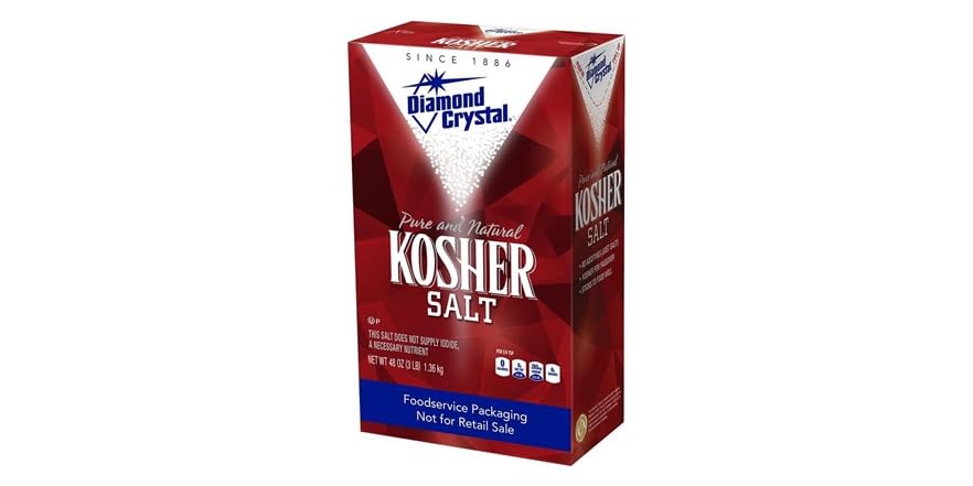 Diamond Crystal Kosher Salt 3 Pound Box