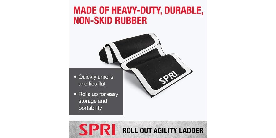 SPRI Roll-Out Agility Ladder Speed Train