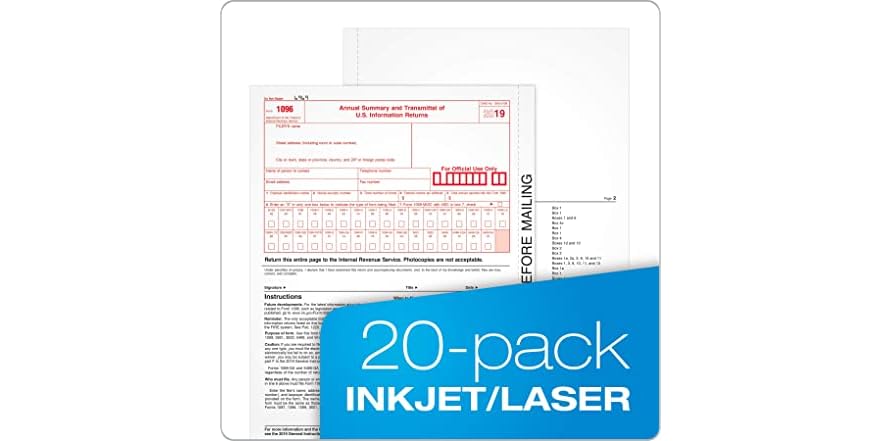 Adams 1096 Forms Transmittal Forms