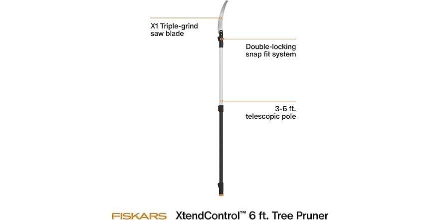 Fiskars Tree Pruner 6ft Extendable