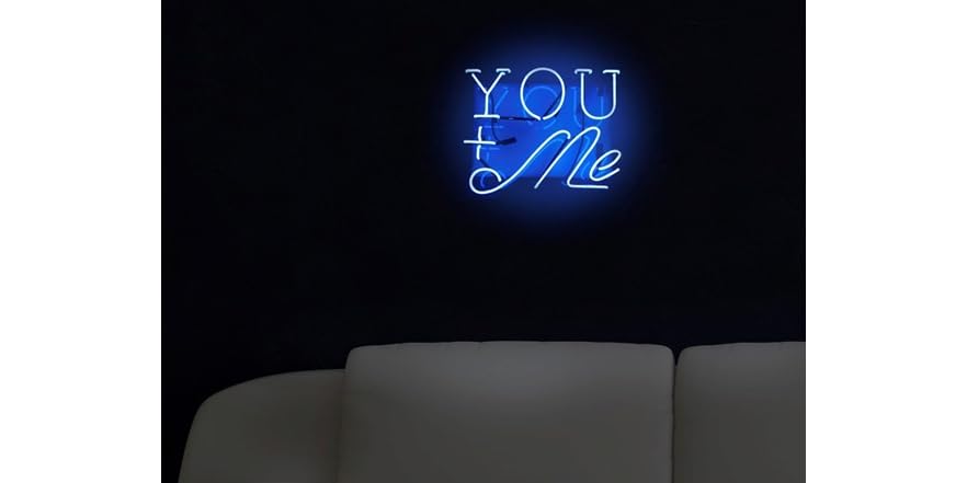 You and Me Neon Sign