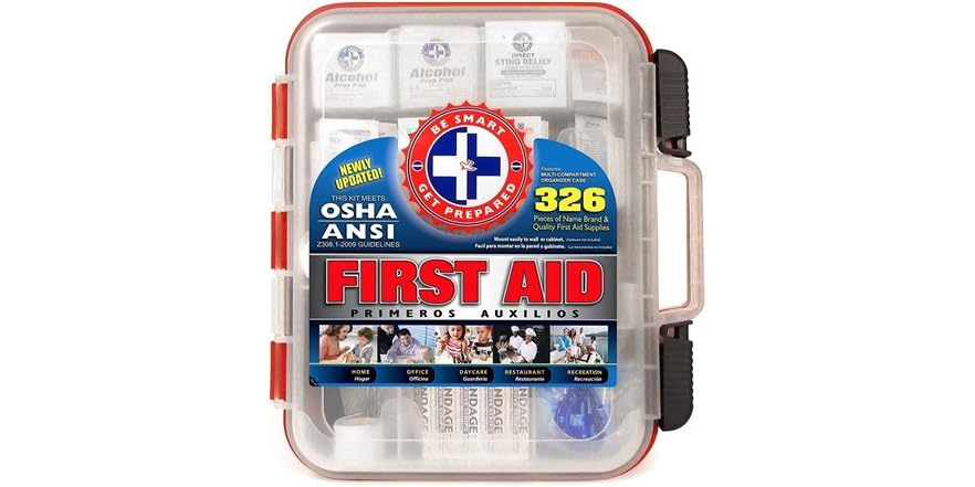 Osha Ansi Osha First Aid Kit 326 Pieces