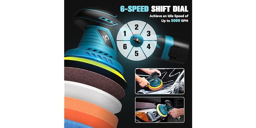 Cordless Buffer Kit With Lithium Battery