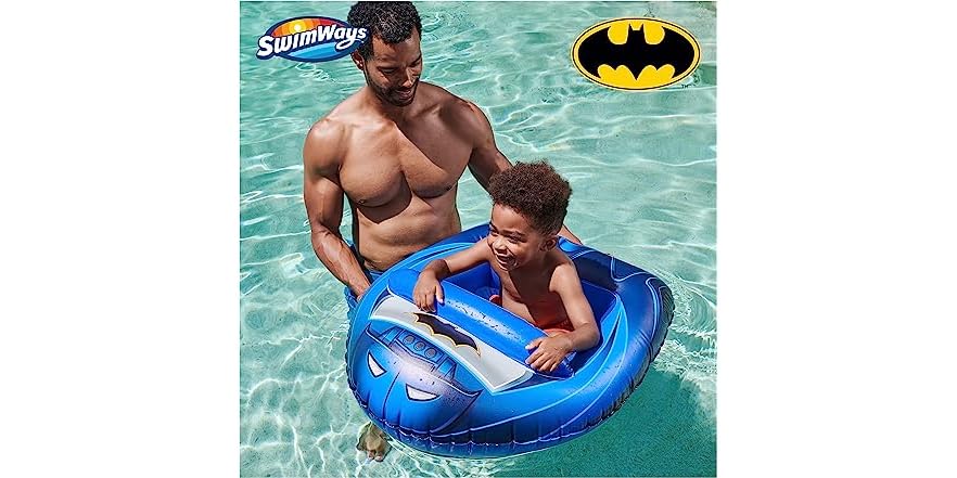 Swimways DC Batman Batmobile Inflatable
