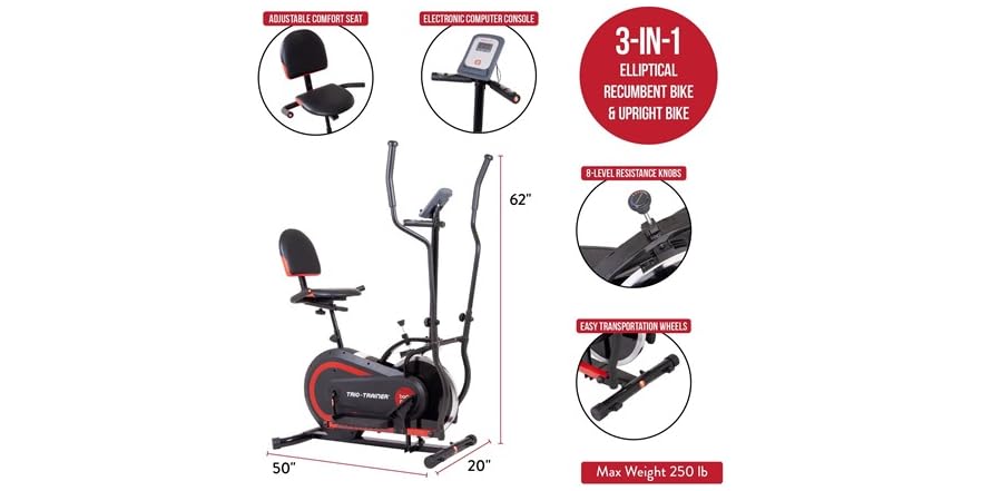 BODY POWER - 3 in 1 Exercise Machine