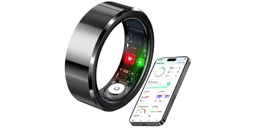 Smart Ring Health Tracker (Open Box)