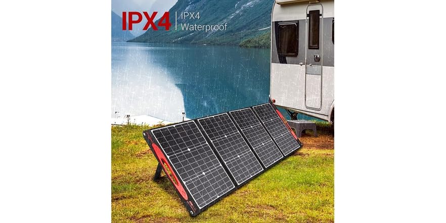 Rockpals 200W Portable Solar Panel
