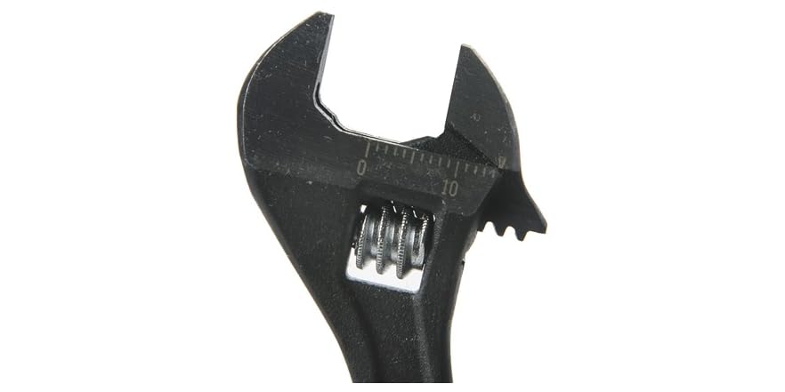 Crescent 4-Inch Adjustable Wrench, Black