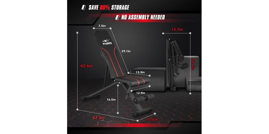 FLYBIRD Adjustable Bench