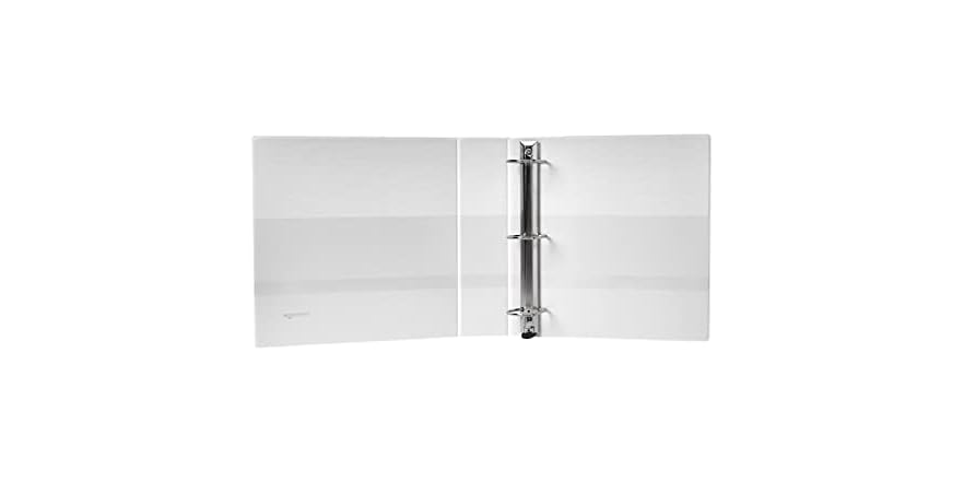 Amazon Basics Heavy-Duty D-Ring Binder - 2 Inch