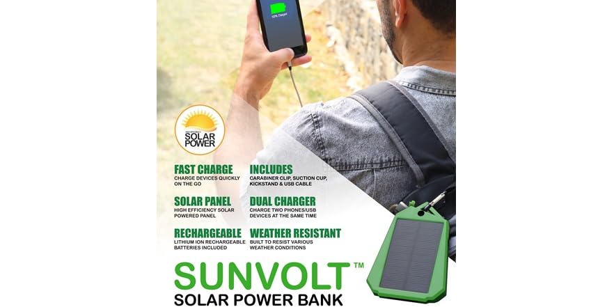 Sunvolt Solar Waterproof Charger