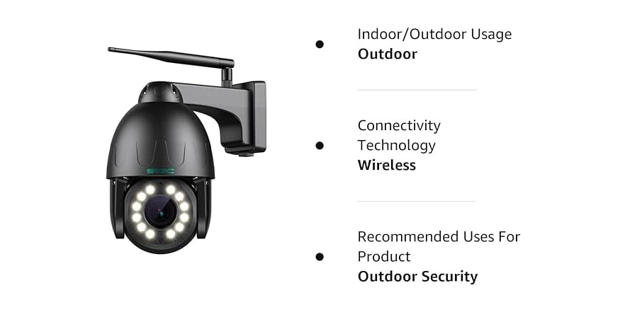 SV3C SV3C 15X Optical Zoom PTZ WiFi Securi