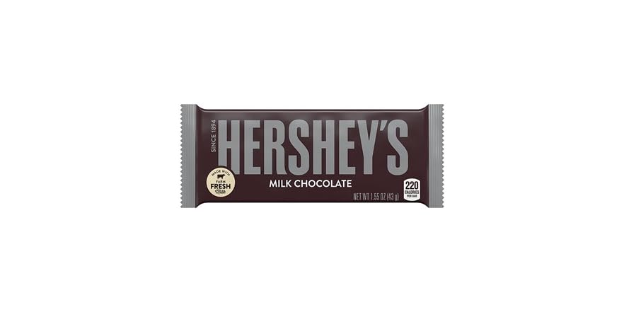Hershey's Candy Milk Chocolate Bars Full Size 18 Count