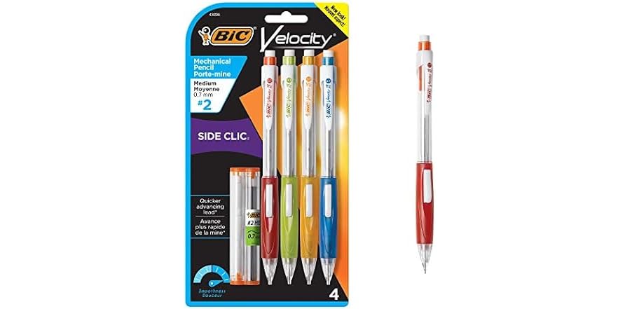 BIC Velocity Side Clic Mechanical Pencil
