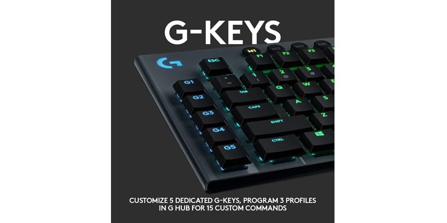 Logitech G815 RGB Mechanical Gaming Keyboard (Open Box)