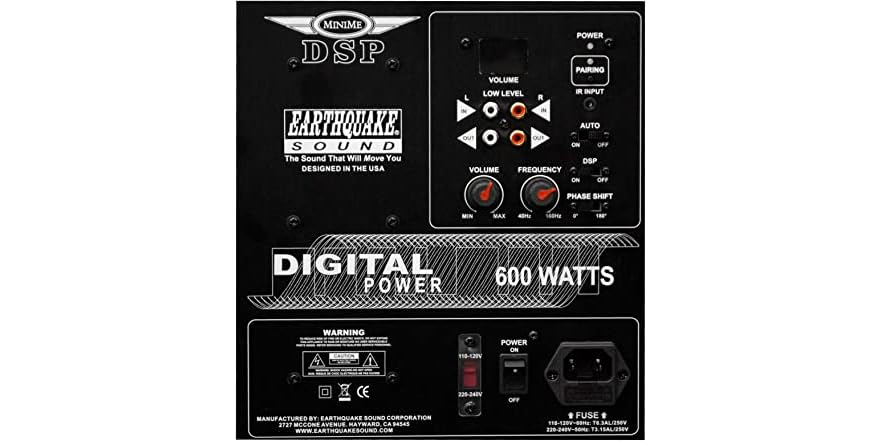 Earthquake Sound 10-inch Powered Subwoofer